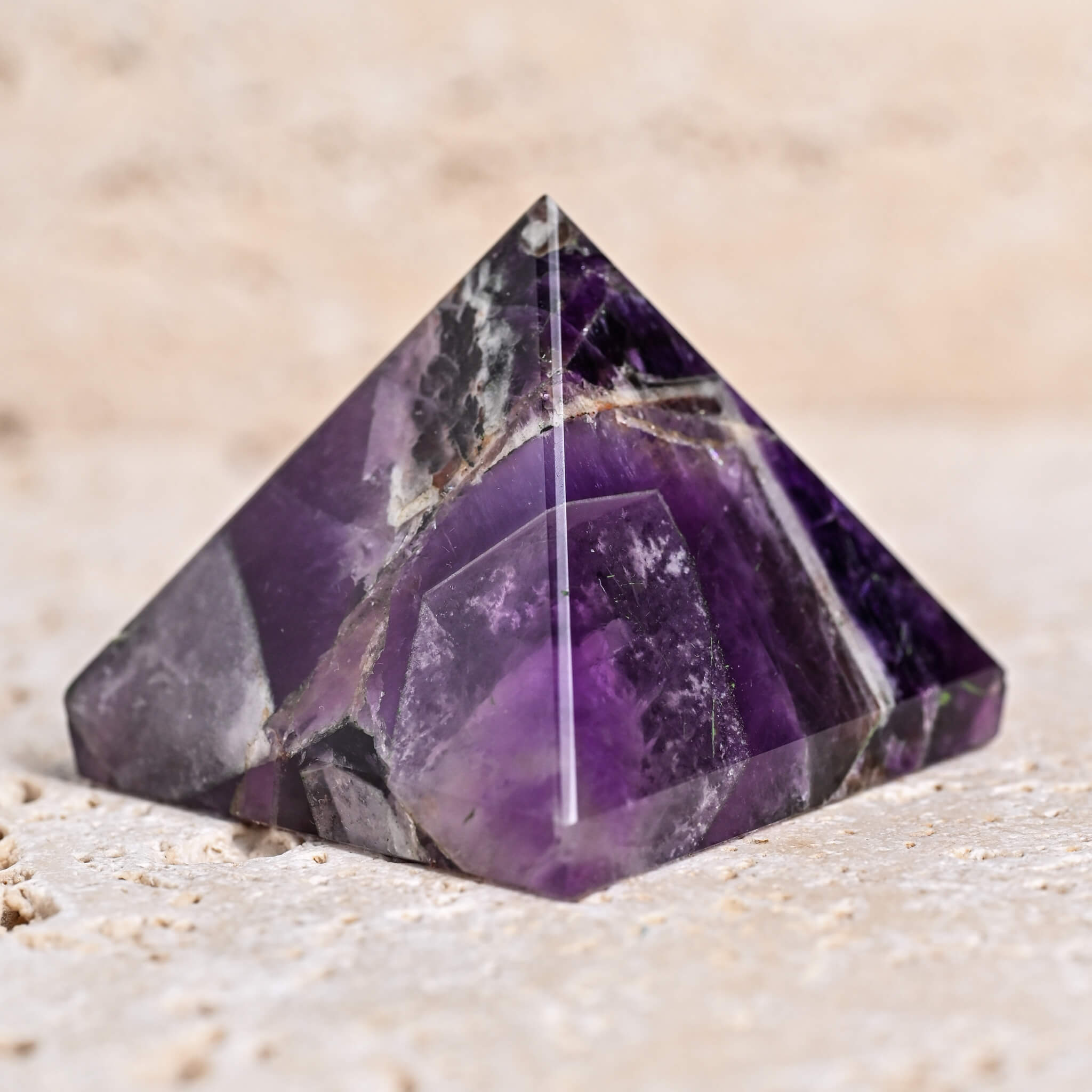 Amethyst Crystal Pyramid