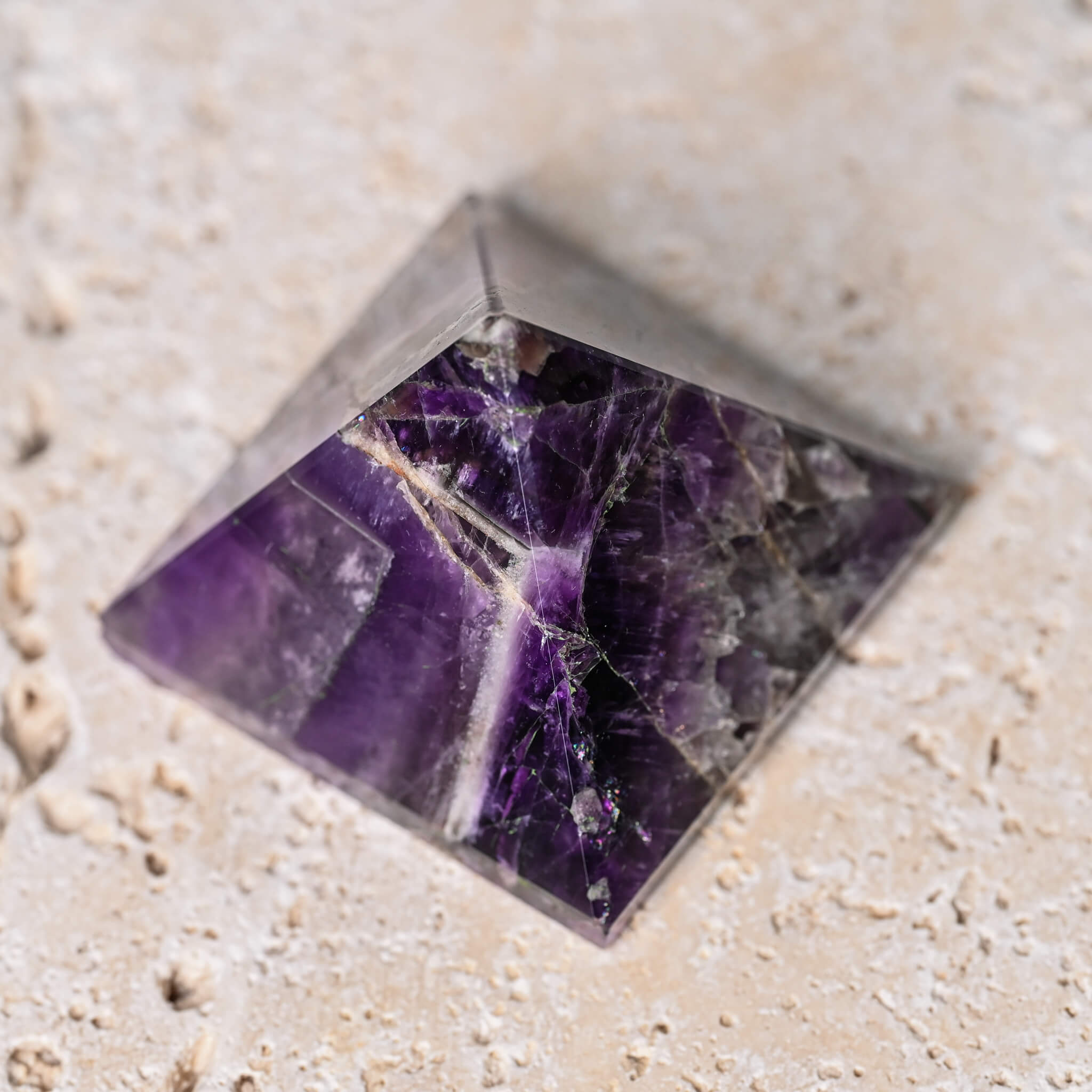 Amethyst Crystal Pyramid